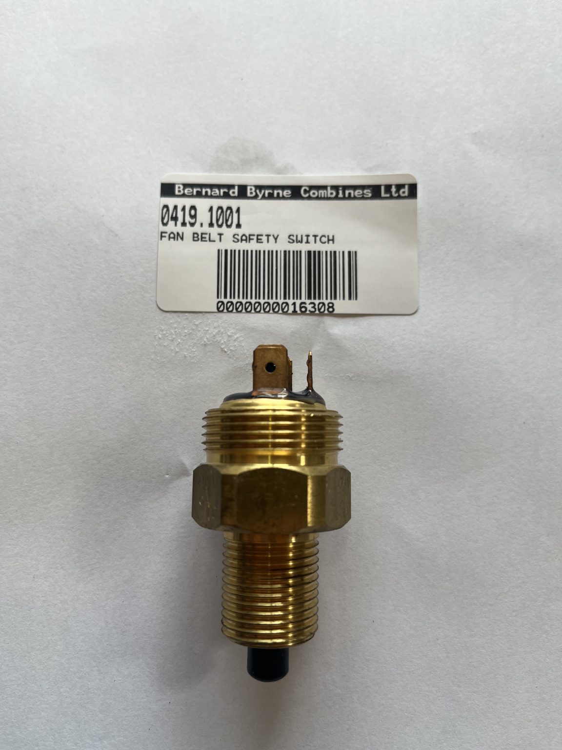0419.1001 FAN BELT SAFETY SWITCH - Bernard Byrne Combines